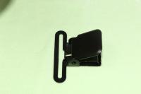 China Clip Cute Buttons For Clothes , Black Multiusage Decorative Metal Buttons for sale