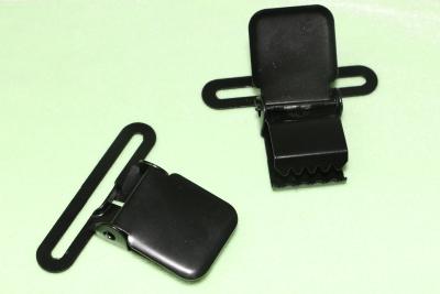 China Clip Cute Buttons For Clothes , Black Multiusage Decorative Metal Buttons for sale