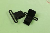 China Clip Cute Buttons For Clothes , Black Multiusage Decorative Metal Buttons for sale