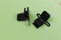 China Clip Cute Buttons For Clothes , Black Multiusage Decorative Metal Buttons for sale