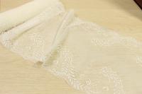 China Lightweight Lingerie Lace Trim Scalloped Unirritable Skinfriendly for sale