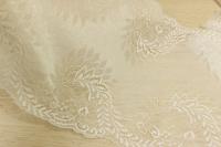 China Lightweight Lingerie Lace Trim Scalloped Unirritable Skinfriendly for sale