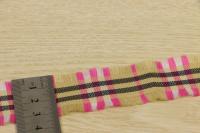 China Scottish Tartan Woven Tapes 32mm Width Herringbone Pattern For Multipurpose for sale