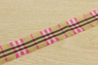 China Scottish Tartan Woven Tapes 32mm Width Herringbone Pattern For Multipurpose for sale