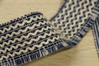 China 35mm Woven Tapes Multifunctional Ripple Fringe Trim Bohemian Style for sale