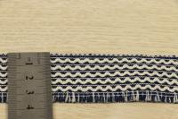 China 35mm Woven Tapes Multifunctional Ripple Fringe Trim Bohemian Style for sale