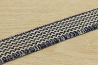 China 35mm Woven Tapes Multifunctional Ripple Fringe Trim Bohemian Style for sale