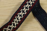 China 22mm Width Woven Tapes Bohemian Style GEO Webbing Breathable for sale