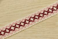 China 22mm Width Woven Tapes Bohemian Style GEO Webbing Breathable for sale