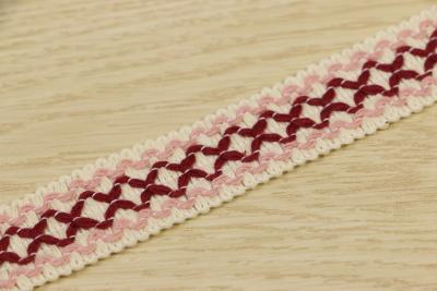 China 22mm Width Woven Tapes Bohemian Style GEO Webbing Breathable for sale
