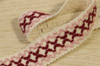 China 22mm Width Woven Tapes Bohemian Style GEO Webbing Breathable for sale