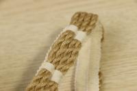 China Twine Webbing Woven Tapes Rustic Hessian Cotton Material Breathable ODM for sale