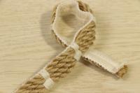 China Twine Webbing Woven Tapes Rustic Hessian Cotton Material Breathable ODM for sale