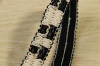 China 15mm Woven Elastic Tape Waterproof Sunproof Braid Cord Twine Webbing for sale