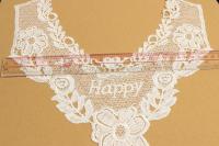 China Wedding Dresses Guipure Lace Applique Multifeature Letters Printed Watersoluble for sale