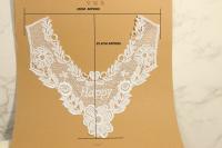 China Wedding Dresses Guipure Lace Applique Multifeature Letters Printed Watersoluble for sale