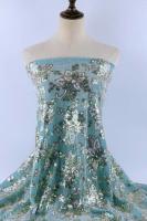 China Ultramodern Lace Fabric For Dressmaking Glitz Sequin Equipped Multifunctional for sale