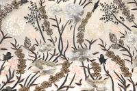 China Scalloped  Embroidered Mesh Lace Fabric , Wedding Lace Material With Paillettes for sale