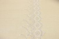 China Embroidered Bridal Trim By The Yard For Dresses Nonstretched for sale