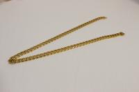 China 680mm Heavy Duty Aluminum Chain , Weldless Gold Handbag Chain for sale