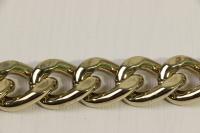 China Jewelry Metal Handbag Chains 20mm Width 128g Weight Leadfree for sale