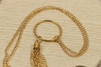 China OEM Metal Handbag Chains , Cadmiumless Silver Gold Necklace Chain for sale