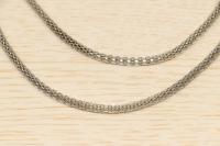 China Non Corrodible Metal Chains For Bags , 21in Silver Gold Plated Chains for sale