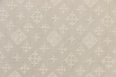 China OEM Cotton Embroidered Lace Fabric Multifunctional Semitransluscent Guipure for sale