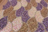 China Embroidered Bridal Lace Fabric By The Yard Multipurpose Multipatterned for sale
