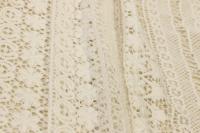 China HD Stitches Allover Lace Fabric Embroidery Botanical For Multiapplication for sale