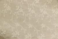 China Organic Cotton Embroidered Lace Fabric ODM Available For Multiusage for sale