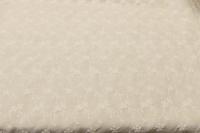 China Organic Cotton Embroidered Lace Fabric ODM Available For Multiusage for sale