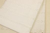 China Antitear Cotton Lace Fabric By The Yard , Wrinkleproof Cotton Net Lace Fabric for sale