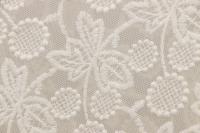 China Nylon Mesh Allover Lace Fabric Slightly Stretchable ODM Available for sale