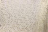 China Nylon Mesh Allover Lace Fabric Slightly Stretchable ODM Available for sale