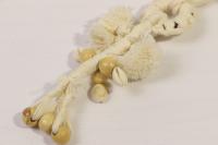 China Traditional Bohemian Bead Sea Shell Cotton Rope Belt For Waistband Or Curtain Tie for sale