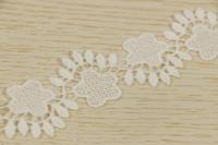 China Dentate Decorative Chemical Lace Trim 3CM 100% polyester for sale