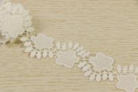 China Dentate Decorative Chemical Lace Trim 3CM 100% polyester for sale