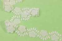 China Dentate Decorative Chemical Lace Trim 3CM 100% polyester for sale