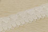 China Multiusage Geometric Shape Guipure Lace Trims 100% Polyester Any Color for sale