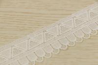 China Multiusage Geometric Shape Guipure Lace Trims 100% Polyester Any Color for sale