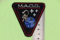 China Soft Triangle Toothbrush Astronaut Patch For Iron On Or Sew On Cloth Caps Backpack Bag for sale