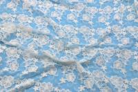 China 120cm Nylon Mesh 100% Polyester Lace Fabric Thread Allover Textiles for sale
