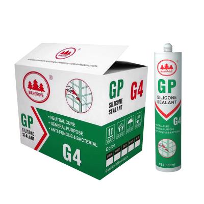 China Fast Curing Acid Silicone Sealant 300ml/590ml - Anti Mildew Weatherproof Single Component for -60°C to 250°C for sale