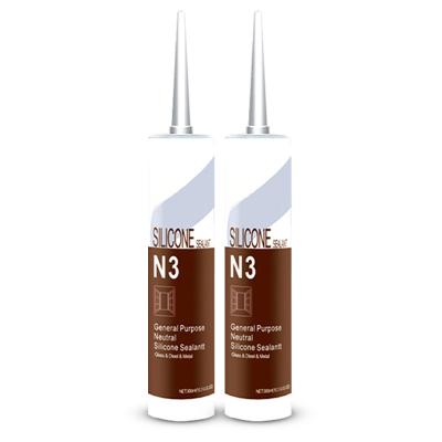 China White Neutral Silicone Sealant GP Waterproof Glue for Interior Doors Windows 300ml for sale
