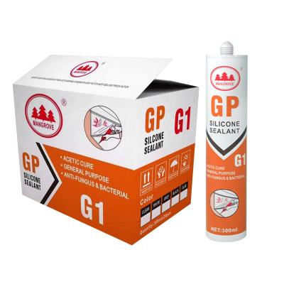 China Acid Silicone Sealant 300ml/590ml for Construction and Industrial Applications with -60°C to 250°C Temperature Range for sale