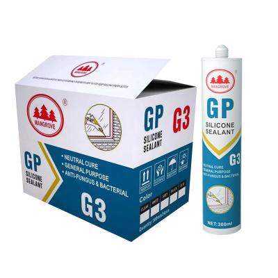 China 1200 GP Acid Silicone Sealant Adhesive - Transparent Construction Sealant with 450% Elongation and -40°C to 280°C Temperature Range for sale