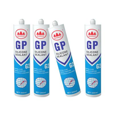 China Transparent 300ml Acetic Curing Silicone Sealant for Glass Weather Resistant for sale