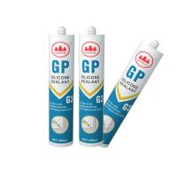 China HONGSHUYE G2 Acid Cure Silicone Sealant 300ml Strong Adhesion Transparent Glue for sale
