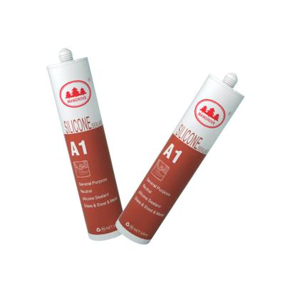 China Acid Silicone Sealant 300ml Chemical Resistant for Metal Fixtures 5-10 Min Curing for sale